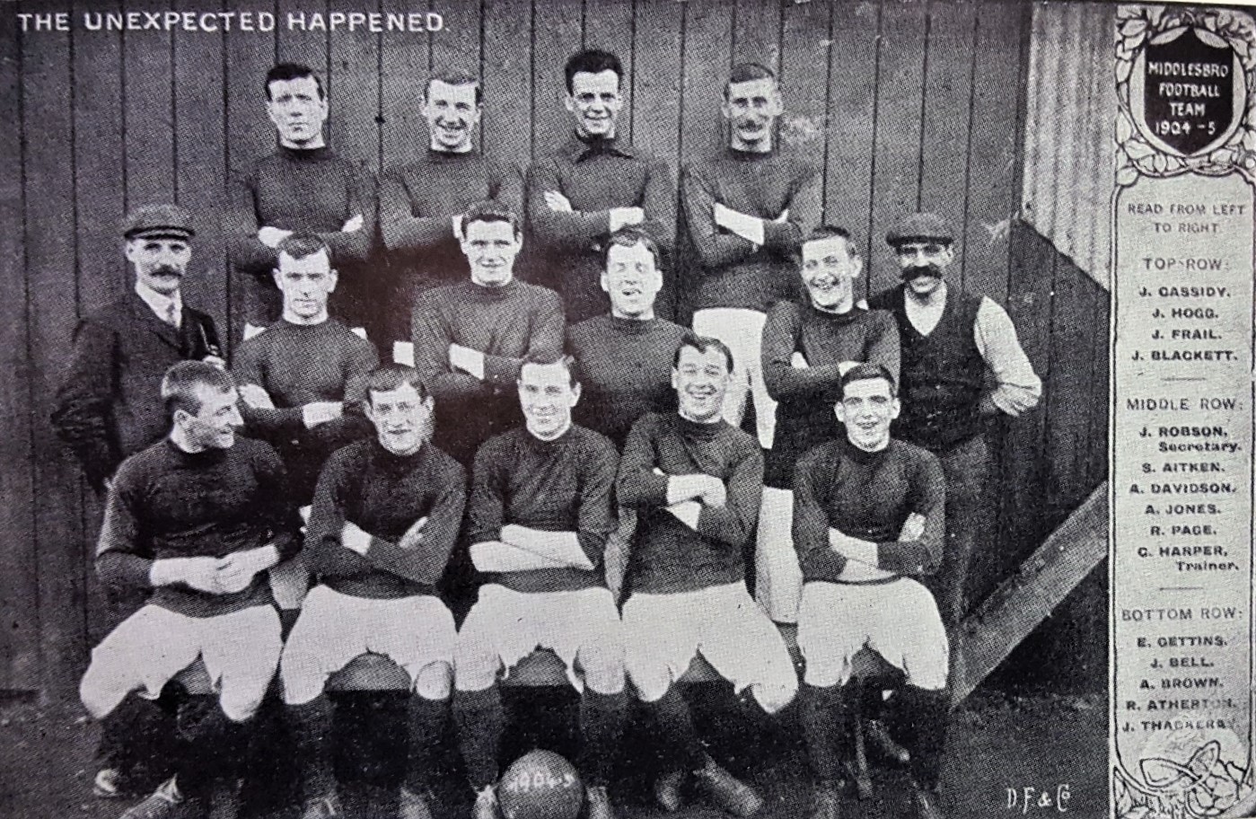 Middlesbrough v Tottenham Hotspur: The First FA Cup Meeting (1905 ...