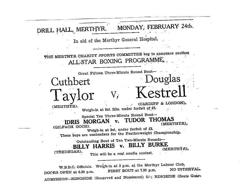 DENIED! Welshman, Cuthbert Taylor and the abolition of Boxing’s ‘Colour Bar!’ | Playing Pasts